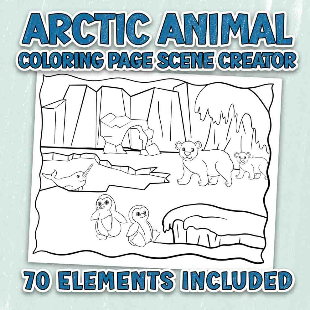 Arctic Animals Scene Creator Set – RegelDesigns